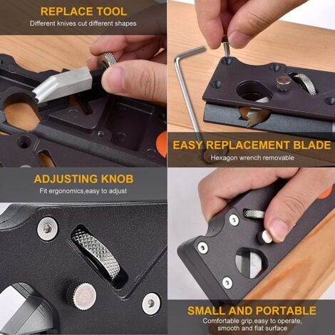Chamfer Planer Carpentry Angle Planer, Hand Planer for Woodworking ...