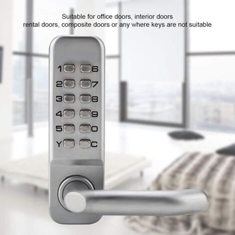 Waterproof Mechanical Code Lock, 1-11 Digit Code Combination Security ...
