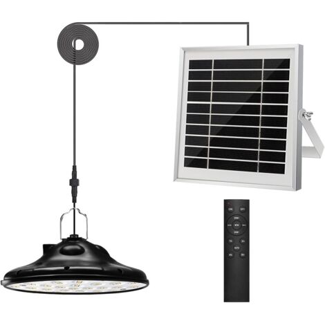 100Leds 1200LM Outdoor Solar Light, 3 Mode Solar Hanging Lamp ...