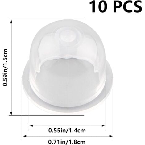 10Pcs Primer Pump Bulb Carburetor Replace Oil Carburetor Chainsaw Mower ...