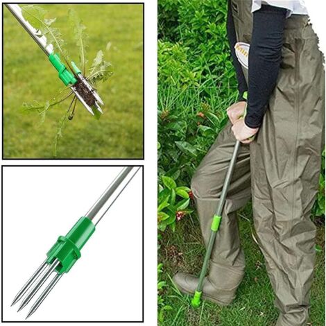 Weed Puller and Telescopic Rotating Vertical Weeder Root Puller Tool ...