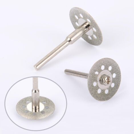 Pack of 12 22mm Mini Perforated Diamond Cutting Discs, Cutting Discs