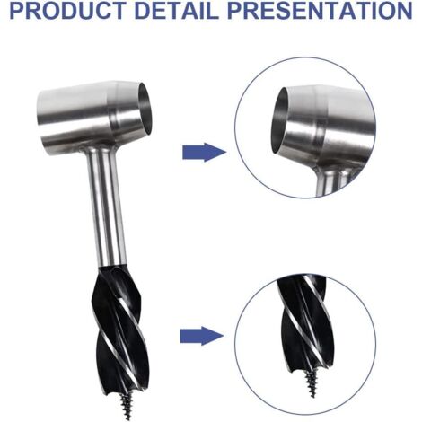 Hand Drill for Woodworking, Manual Survival Drill with Leather Case ...