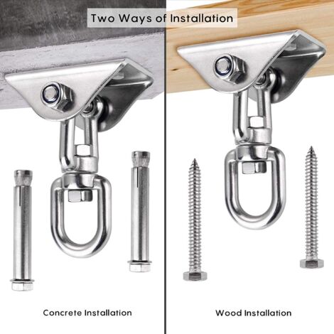 Innovative Ceiling Hook with 304 Stainless Steel 500KG Capacity 360 ...