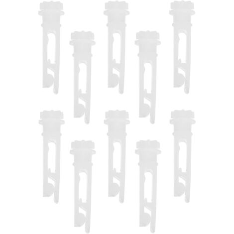 10 Pack Vinyl Vertical Blind Repair Clips - For Repairing Vertical ...