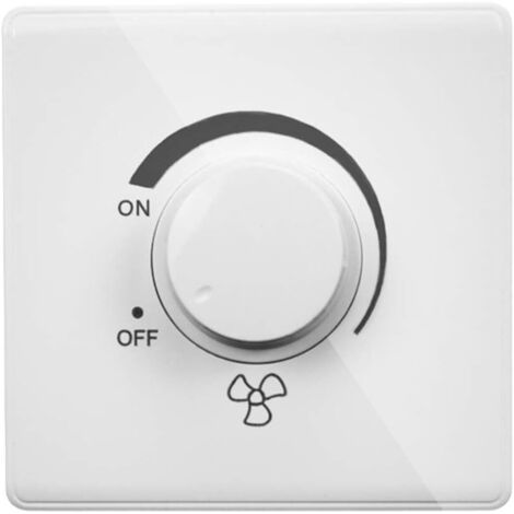 86 Type Ceiling Fan Stepless Speed Controller Wall Switch 220V 10A ...