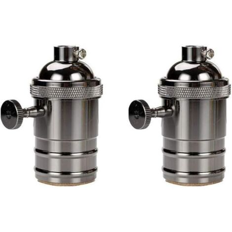 Pcs Vintage Lamp Socket, Edison Vintage Socket E27 Lamp Adapter with ...