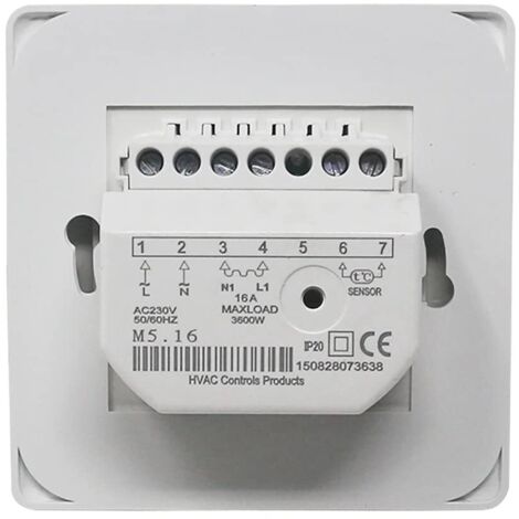 Electric Underfloor Heating Sensor AC 220V 16A, Mechanical Underfloor ...