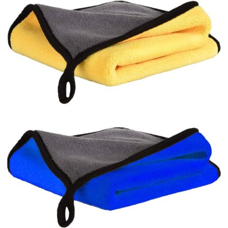 Microfiber Car Drying Cloths (4030cm), Lint-Free Cleaning Polishing ...