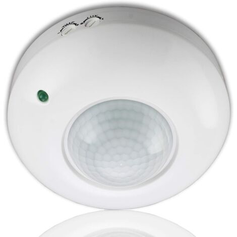 PIR Motion Detector Surface Ceiling Mount 360° Max 1200W