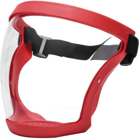 Face Shield, Clear Protective Full Face Shield, Transparent Face ...