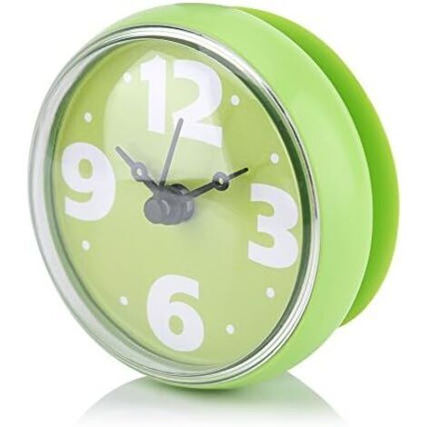 Mini Waterproof Suction Cup Clock, Specialty Clocks Waterproof Bathroom ...