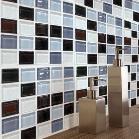 30Pcs Tile Stickers Mosaic Tile Stickers Waterproof Self-adhesive Wall ...