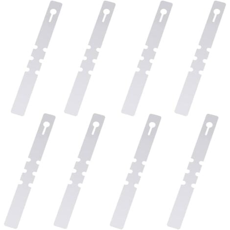 100 Pieces Plastic Plant Tags, Plastic Tree Tags, Wrap Around Hanging ...