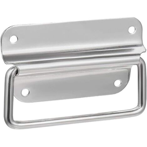 Stainless Steel Folding Pull Handles, Cashier Handle Folding Crate ...