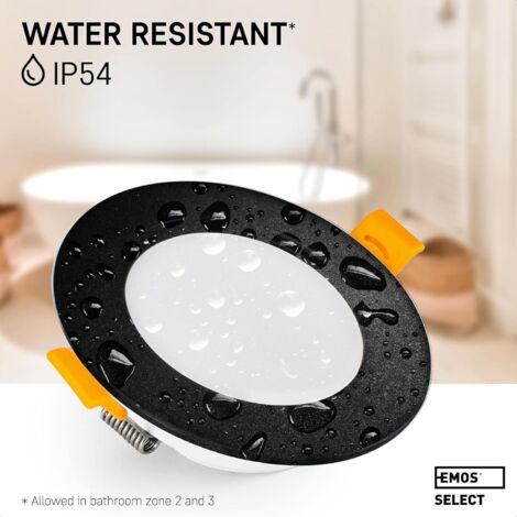 LED Recessed Downlight LED Ceiling Spotlights IP54 For Bathroom, Damp ...