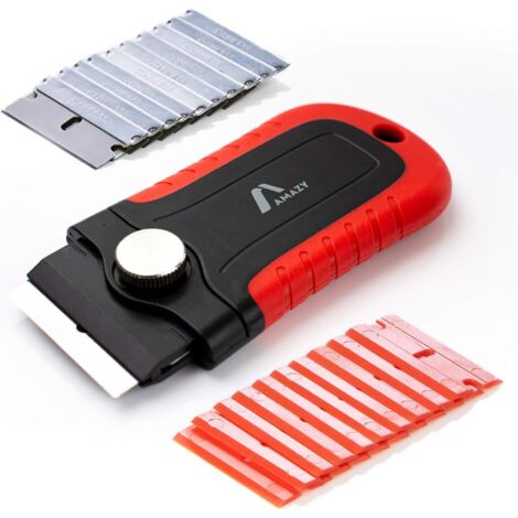 Ceramic Hob Scraper + 20 Blades - Multi-Purpose Ceramic Hob Scraper ...