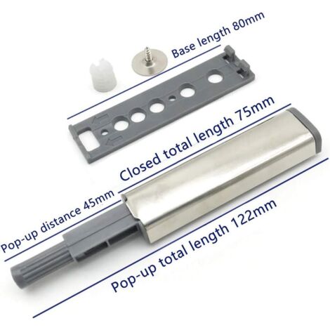 Door Damper, 10 Pieces Push to Open Latch, Push to Open System Cabinet ...