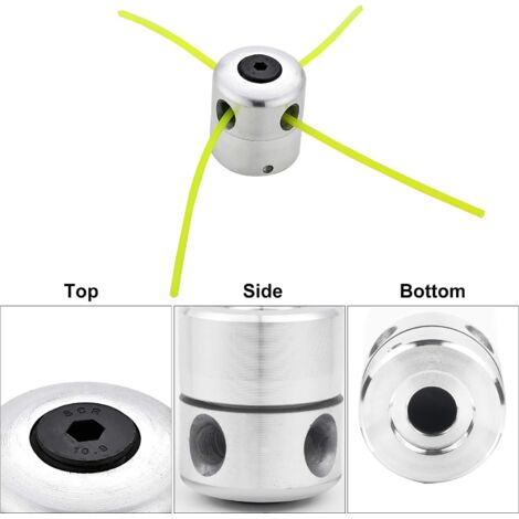 Universal Aluminum Brush Cutter Head Line Trimmer Head Double Line ...
