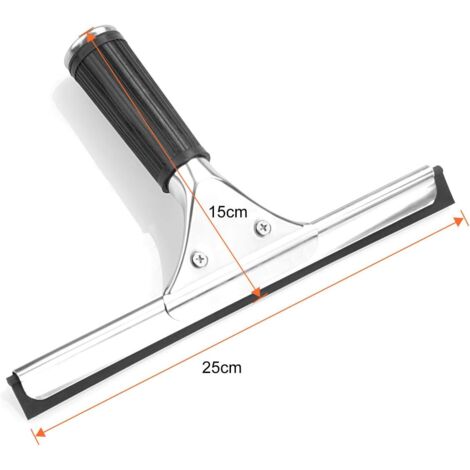 Professional stainless steel squeegee with 25cm blade for kitchen ...