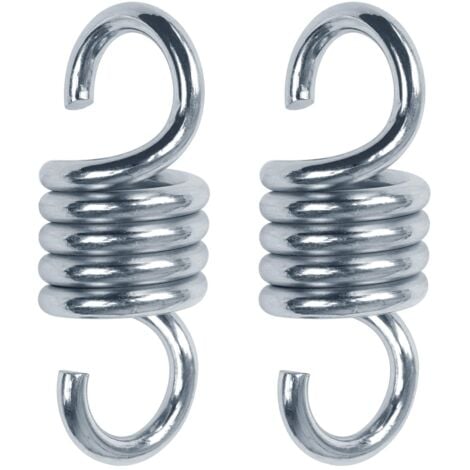 2 Pieces Hanging Hooks 700 lbs Weight Hammock Spring Supported Spring ...