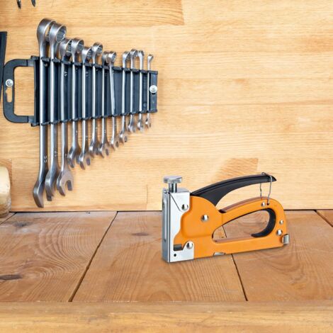 Professional wall stapler, adjustable power, replaceable magazine 4-8 ...