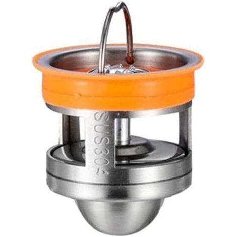 Sink Drain Plug, Stainless Steel Floor Drain Core(Style B)