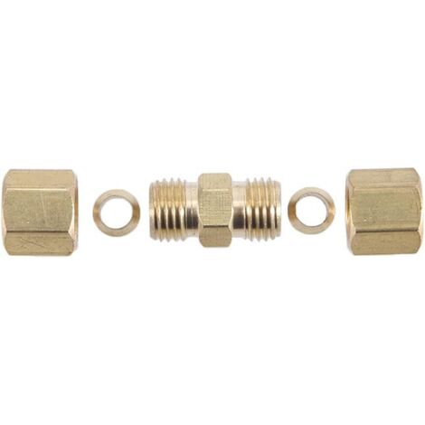 Pack Brake Line Cable Connectors - 4.75mm - Galvanized Copper