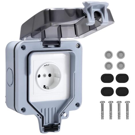 IP66 Waterproof Socket, Weatherproof Outdoor Socket, Outdoor Wall ...