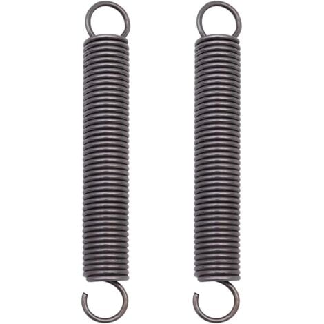 Pieces Steel Extension Spring Compressed Spring Extended Double Hook ...