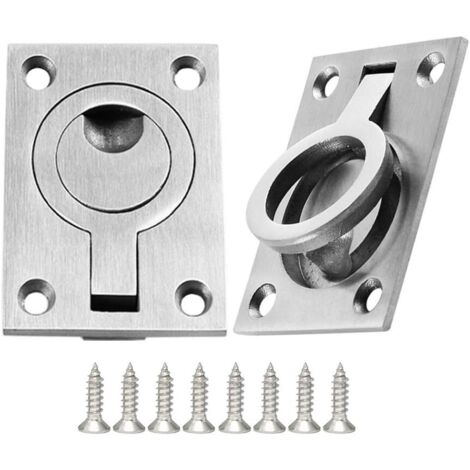 2 Pieces Drawer Handle Locker Cabinet Handle Stainless Steel Boat ...