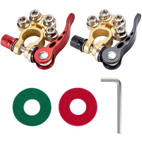 12V Battery Terminal Connectors Positive and Negative Terminal with ...