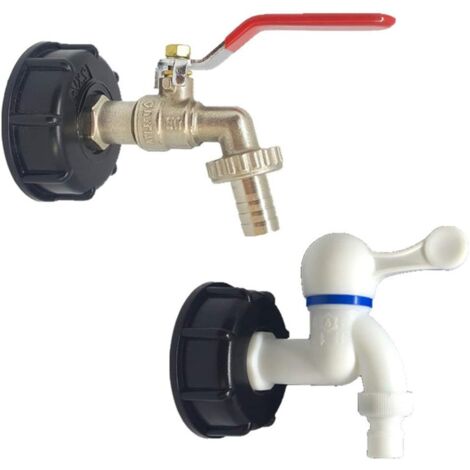 1000L IBC Tote Container Adapter Tank Drain Adapter Stainless Steel ...