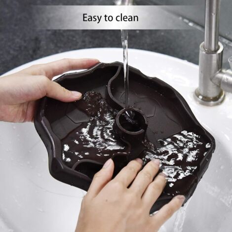 Pet Drinking Fountain, 2 in 1 Automatic Drinking Fountain Anti-Splash ...