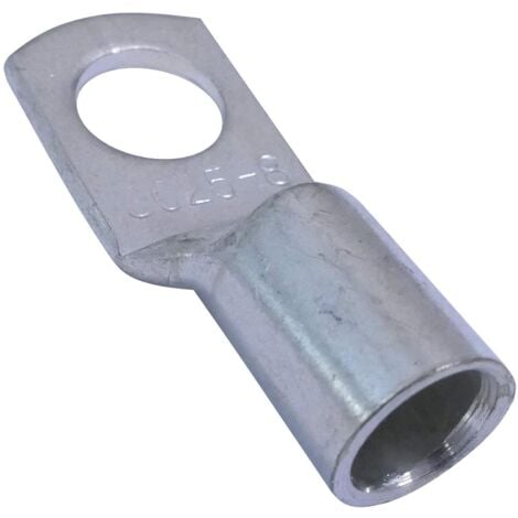 Pack of 10 Tubular Eyelet Electrical Terminals - Eye - Ø8mm - Non ...