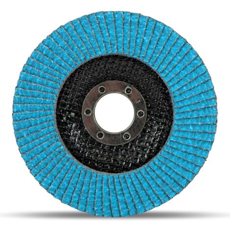 Pack of 10 flap discs, high quality, diameter: 125 mm, grain 80, for ...