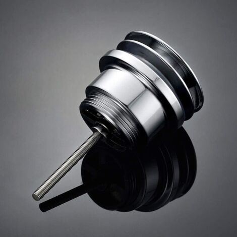 POP-UP bathroom sink waste, Push Open Metal Sink Waste, Chrome