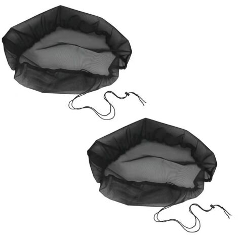 2 Pcs Rain Barrel Net, Ø 95 cm Rain Barrel Cover with Drawstring ...