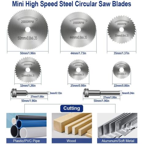 Rotary Tool Cutting Discs, Disc Drill Blades, HSS Cutting Discs, High ...