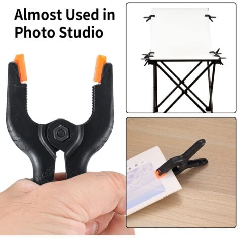 10 Pieces Spring Clamps - 3 Inch Nylon Clips - Clamping Clip for ...