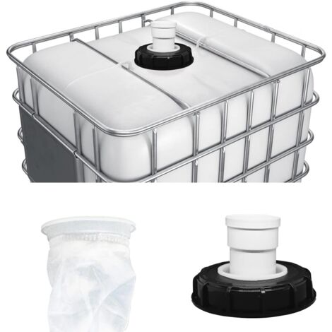 Type T IBC Lid Filter, 163mm Nylon Rainwater Filter, Washable with Lid ...