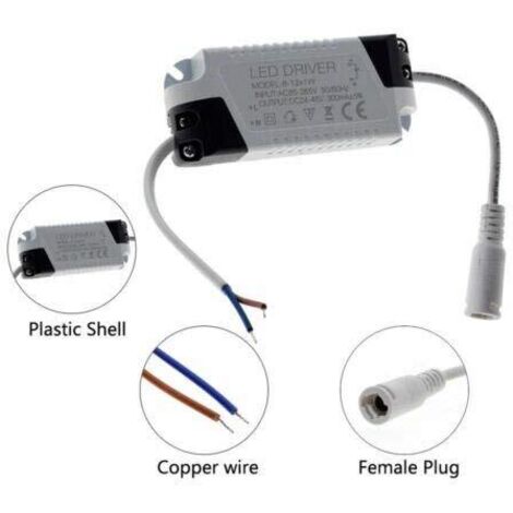 2x LED Driver, 1-3W transformer for LED ceiling light, LED panel power ...