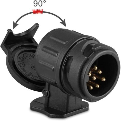 13/7 New Version 13 Pin to 7 Pin Trailer Socket Adapter for 13 Pin Car ...