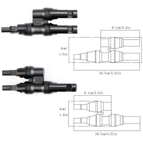 Photovoltaic Solar Panel Connector, PV Connector, T/Y Branch Connector ...