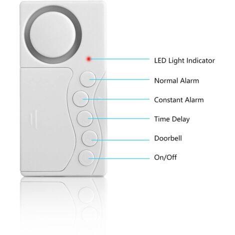 Pack Freezer Door Alarm, Window Security Alarm, 3/15/30/60 Seconds ...