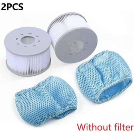 Protective mesh filter for swimming pools and spas