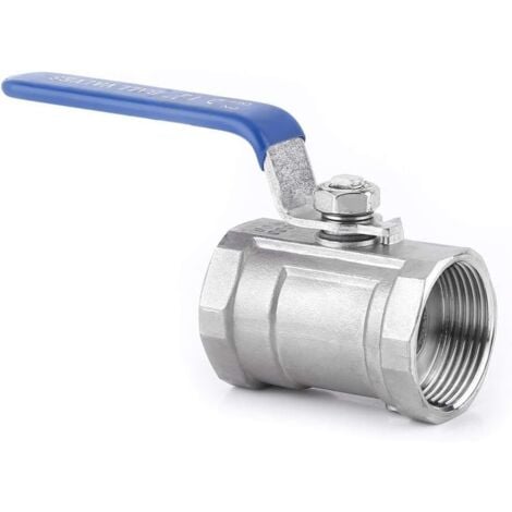 SS 304 Stainless Steel Ball Valve BSP Female with Manual Control Lever Handle On/Off Full Bore ...