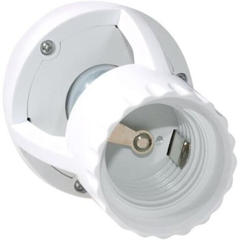 E27 60W Motion Sensor Light Bulb Socket with Motion Sensor Security ...