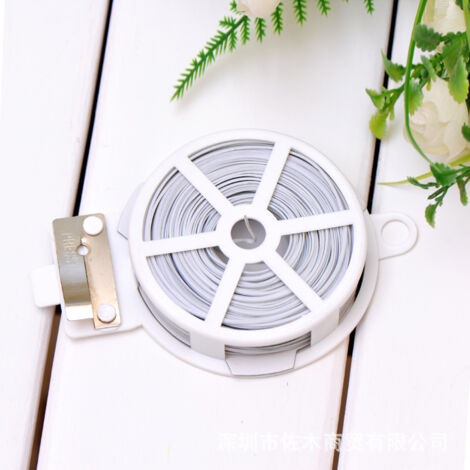 50m Multipurpose Metal Fastener Tie, For Kitchen, DIY, Fasteners, Food ...