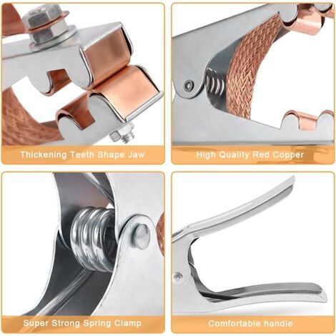 Ground Clamp, Welding Clamp, 1 Welding Ground Clamp, Made of Iron ...